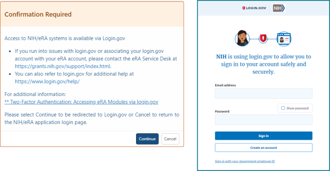 Logging into the Application