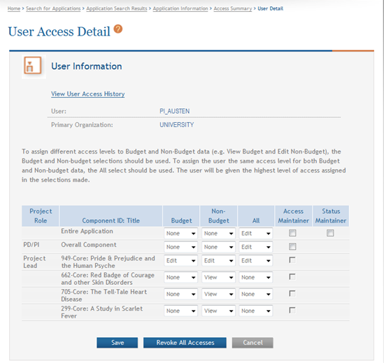 Revoke Access to an Application Revoke Access to an Application