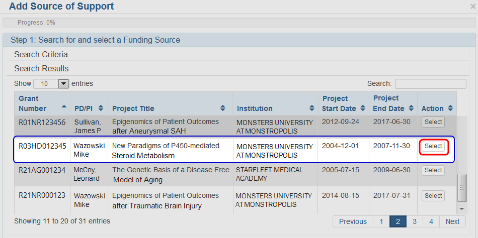 Student Detail (New Application)
