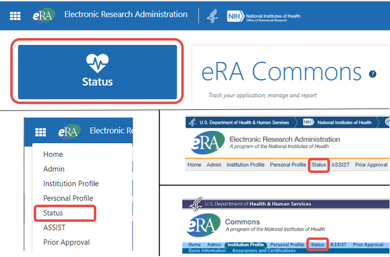 Overview of Status | eRA
